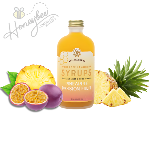Pineapple Passion Fruit Lemonade Syrup – Honeybee Lemonade Syrups
